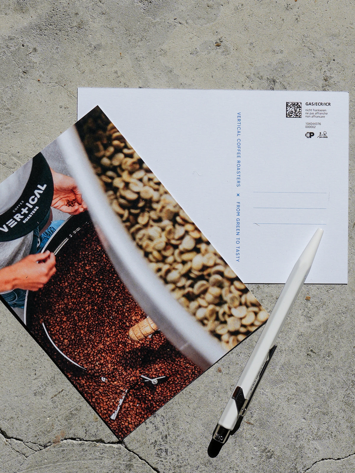 Free Vertical Coffee Roasters Postcard